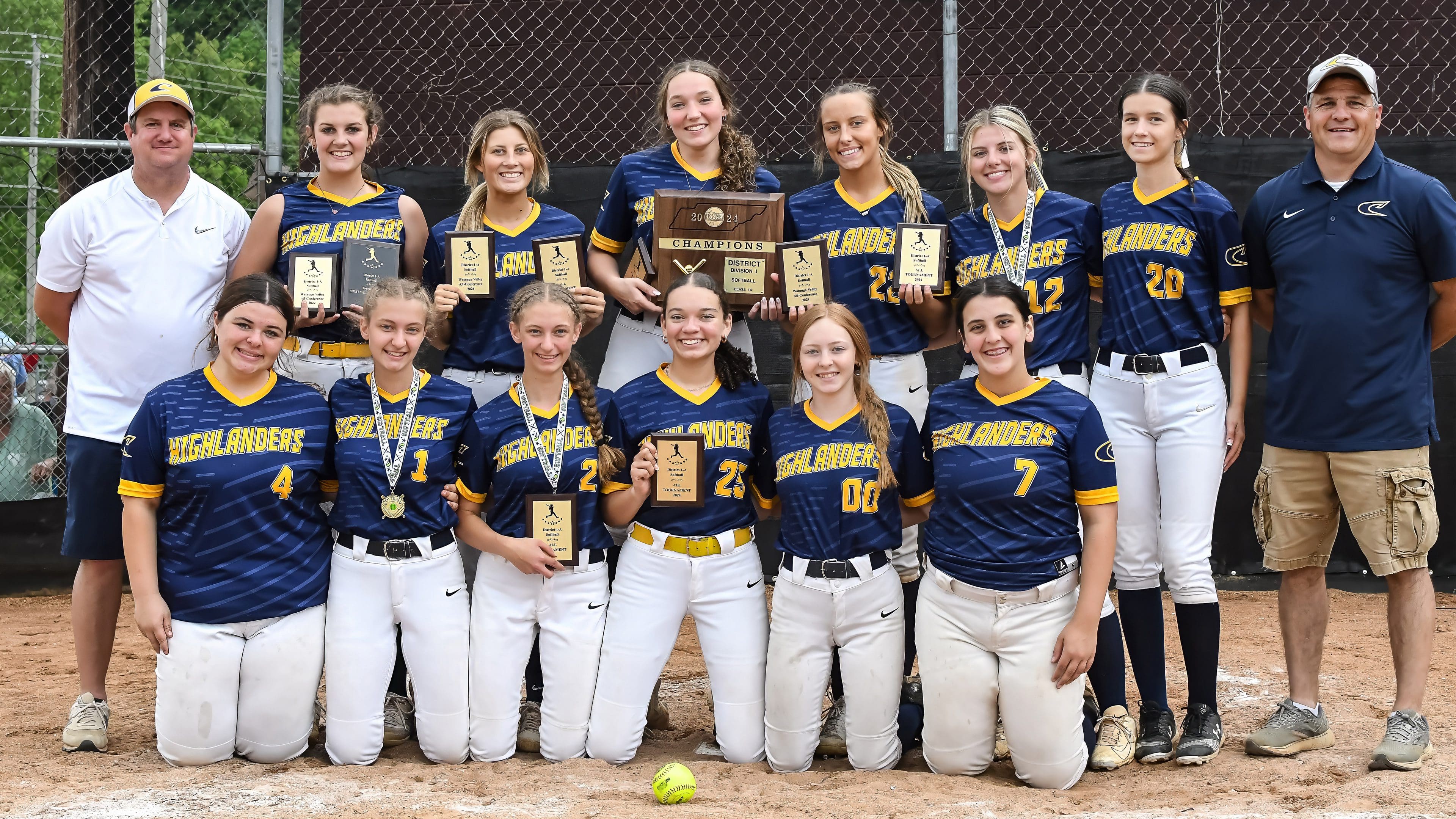 Lady 'Landers Claim Program's First District Tournament Title